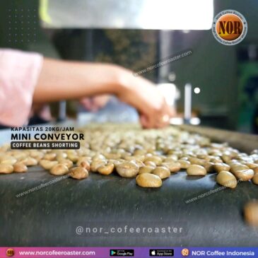 Mesin Sortasi Defect Biji Kopi Tipe Meja Konveyor