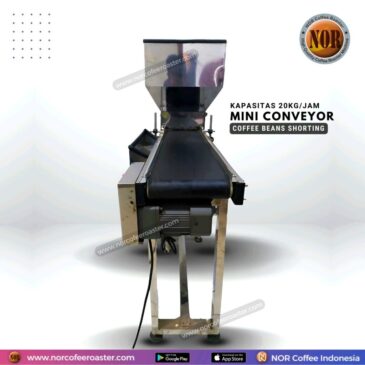 Mesin Sortasi Defect Biji Kopi Tipe Meja Konveyor