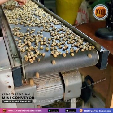 Mesin Sortasi Defect Biji Kopi Tipe Meja Konveyor